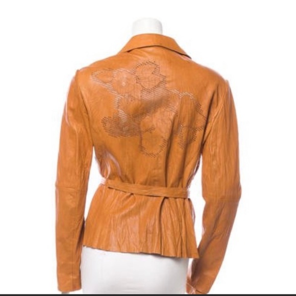 Roberto Cavalli | Jackets & Coats | Vintage Roberto Cavalli Leather ...